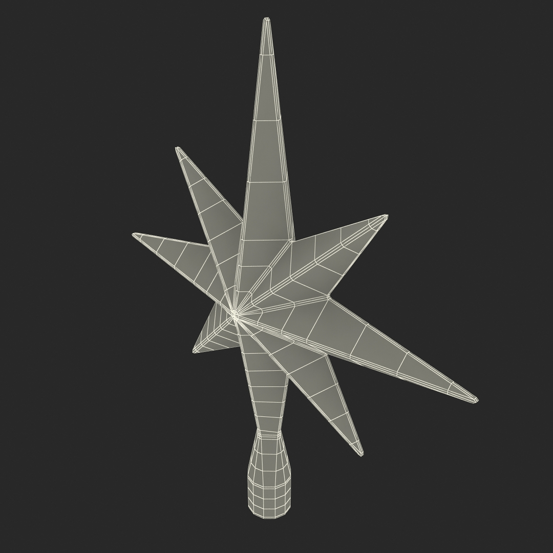 Star Tree Topper 3d 3ds