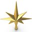 Star Tree Topper 3d 3ds