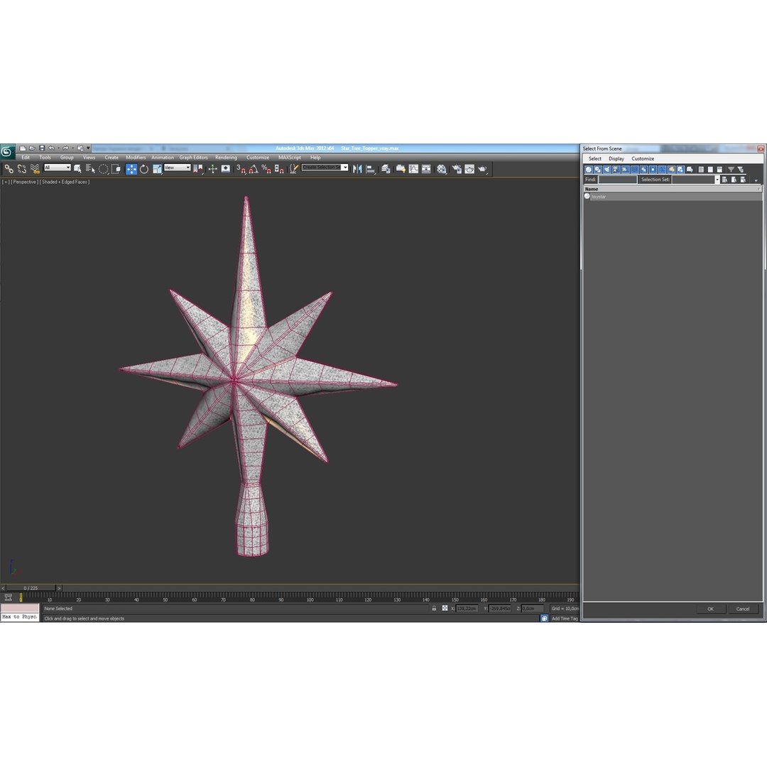 Star Tree Topper 3d 3ds