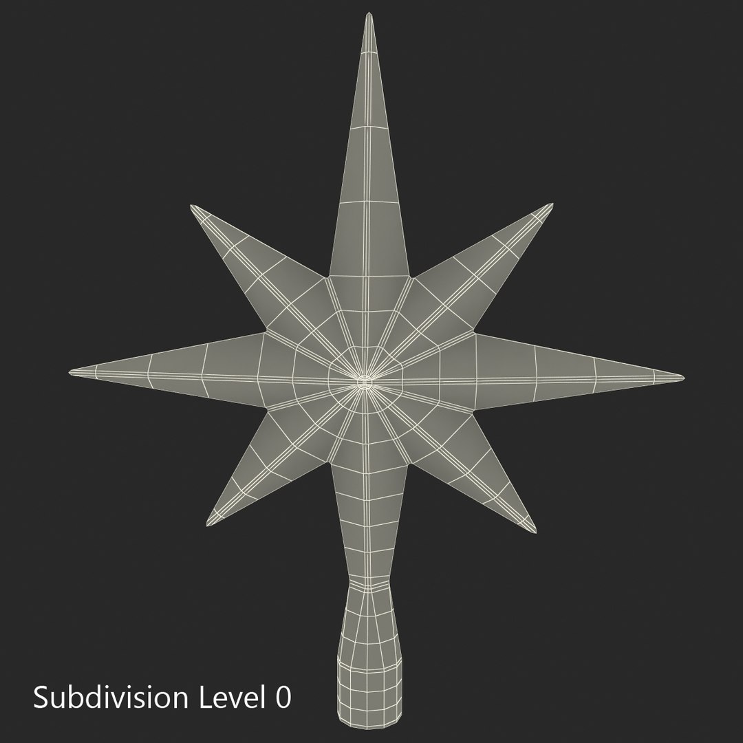Star Tree Topper 3d 3ds