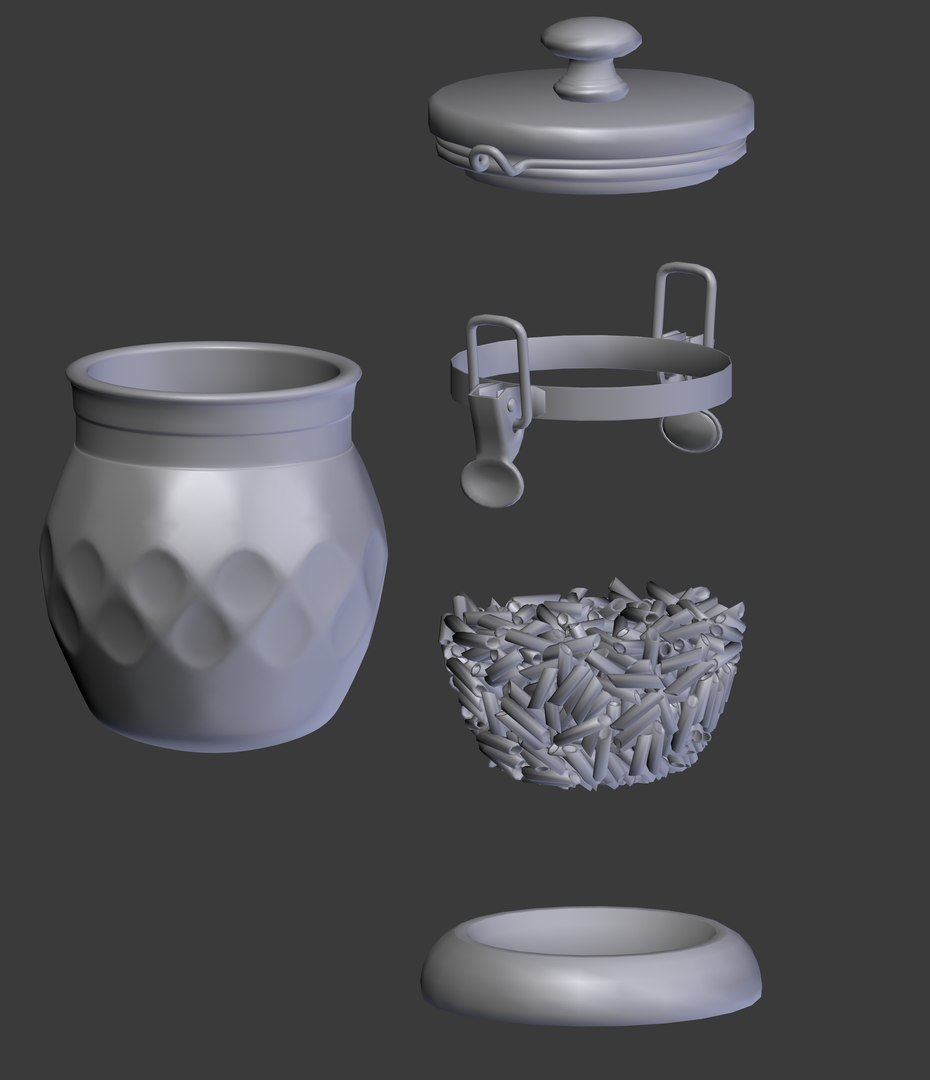 3d Model Jar