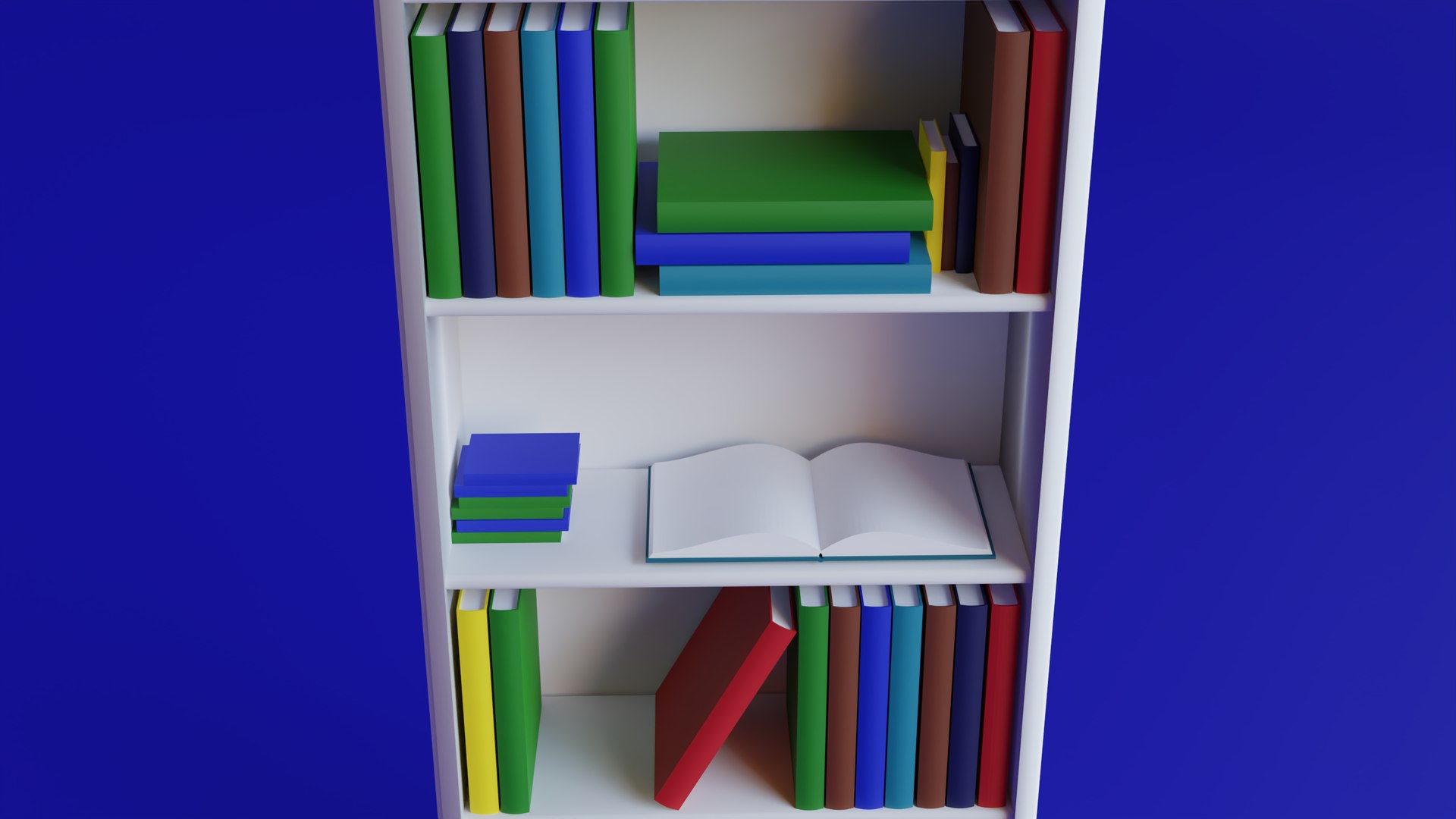 3D Bookcase model - TurboSquid 1816434