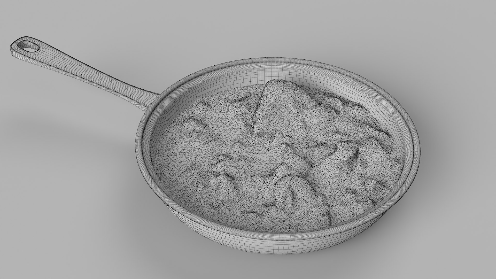 Pan With Food Collection 01 3D Model - TurboSquid 1898880