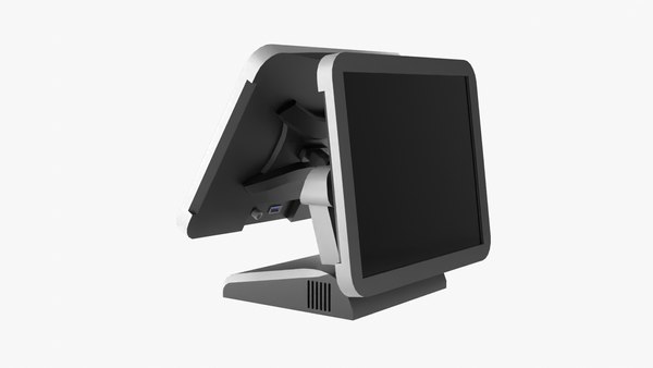 Pos Dual Screen 3D model - TurboSquid 1839206