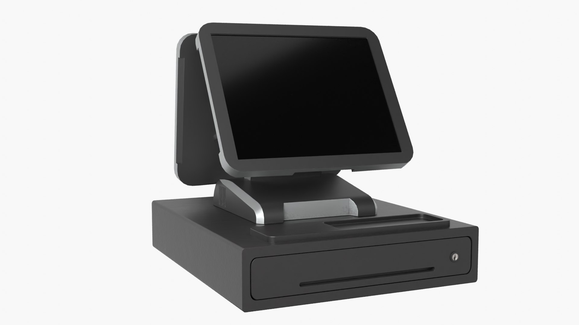 Pos Dual Screen 3D Model - TurboSquid 1839206