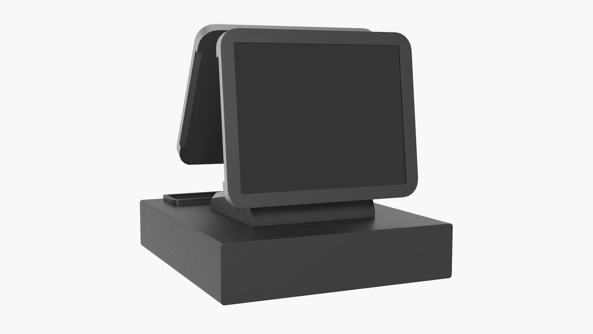 Pos Dual Screen 3D Model - TurboSquid 1839206
