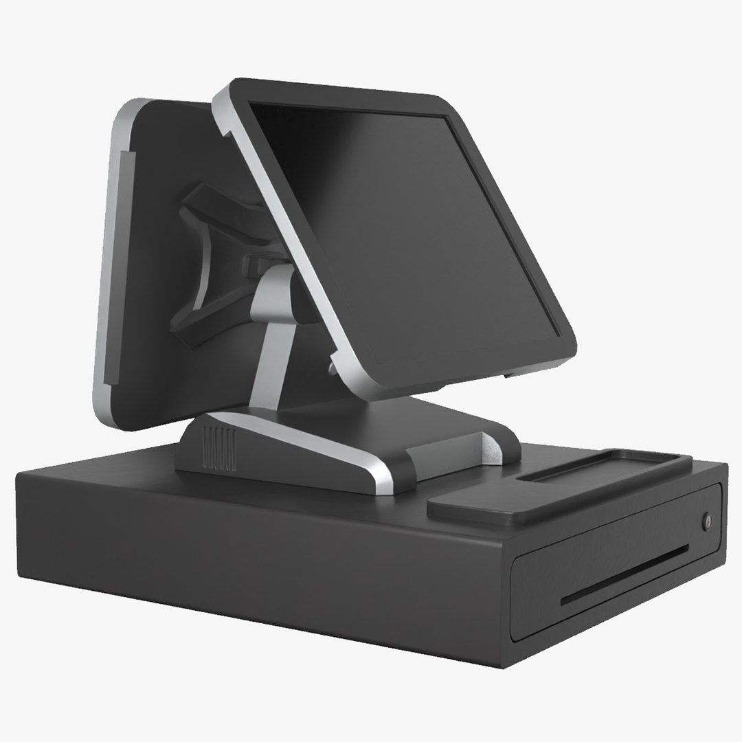 Pos Dual Screen 3D model - TurboSquid 1839206