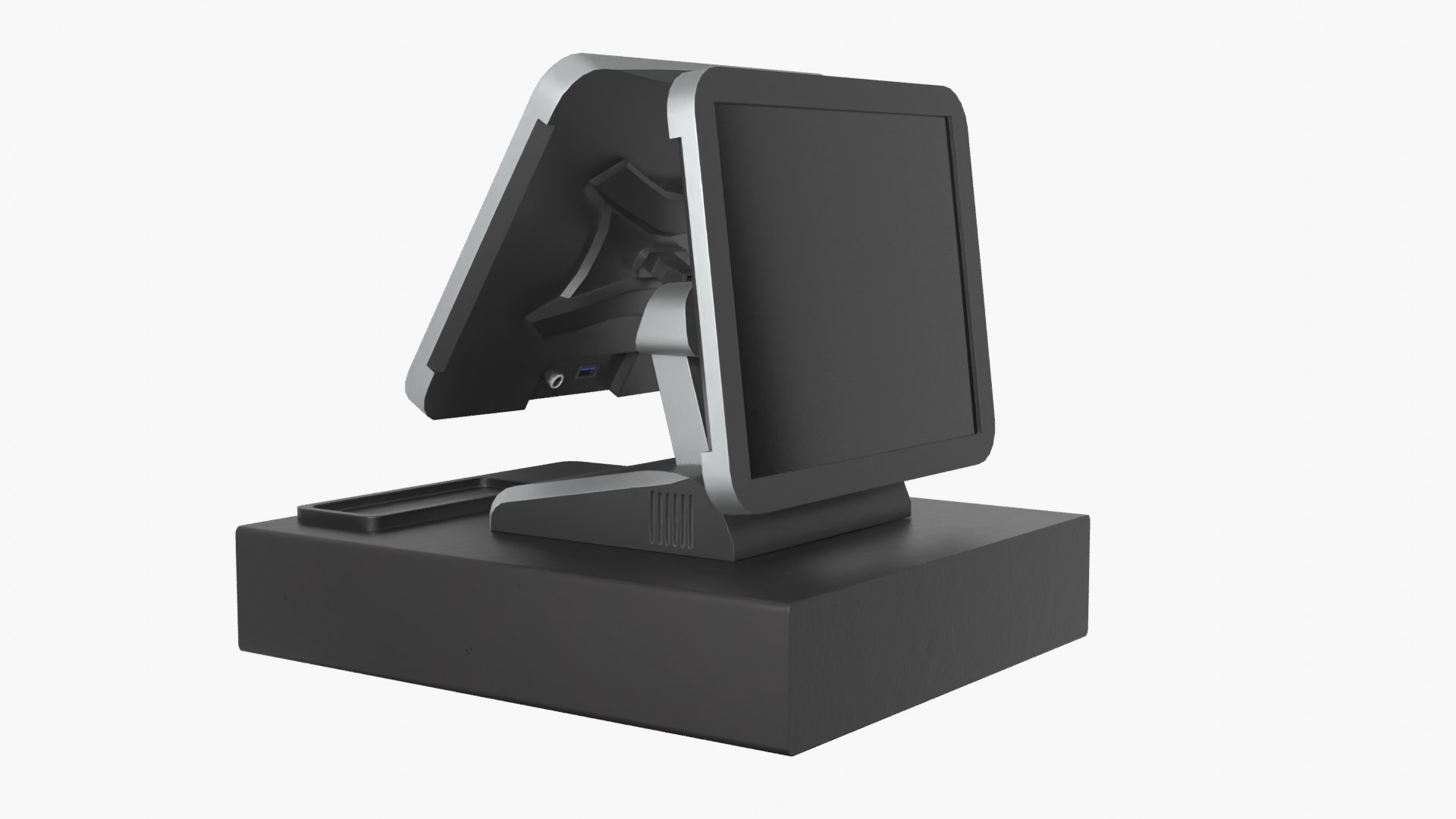 Pos Dual Screen 3D Model - TurboSquid 1839206