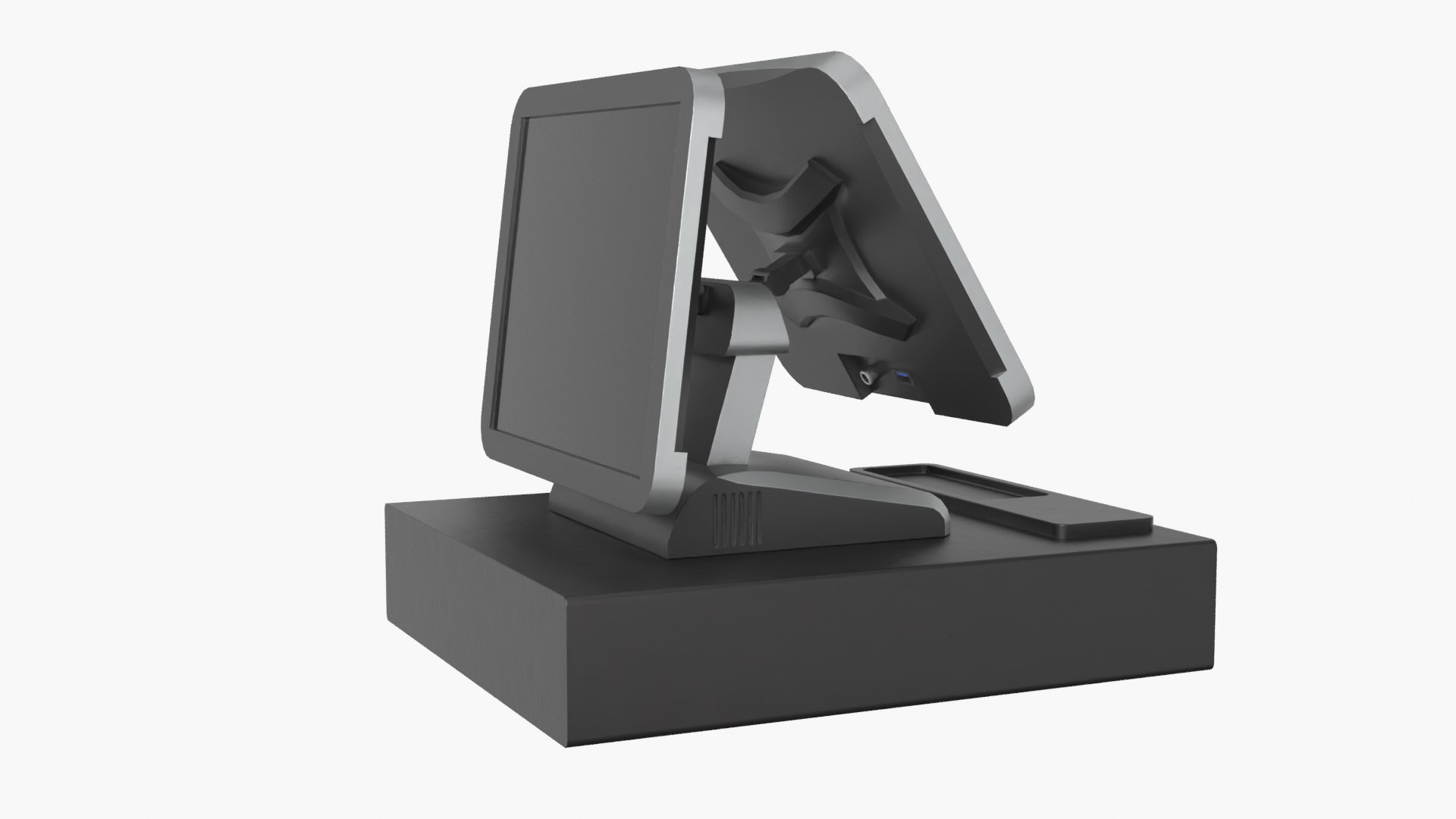 Pos Dual Screen 3D Model - TurboSquid 1839206