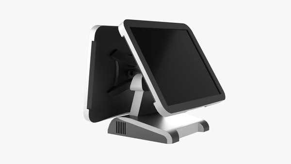 Pos Dual Screen 3D model - TurboSquid 1839206