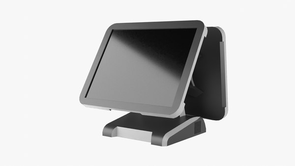 Pos Dual Screen 3D model - TurboSquid 1839206