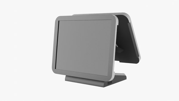 Pos Dual Screen 3D model - TurboSquid 1839206