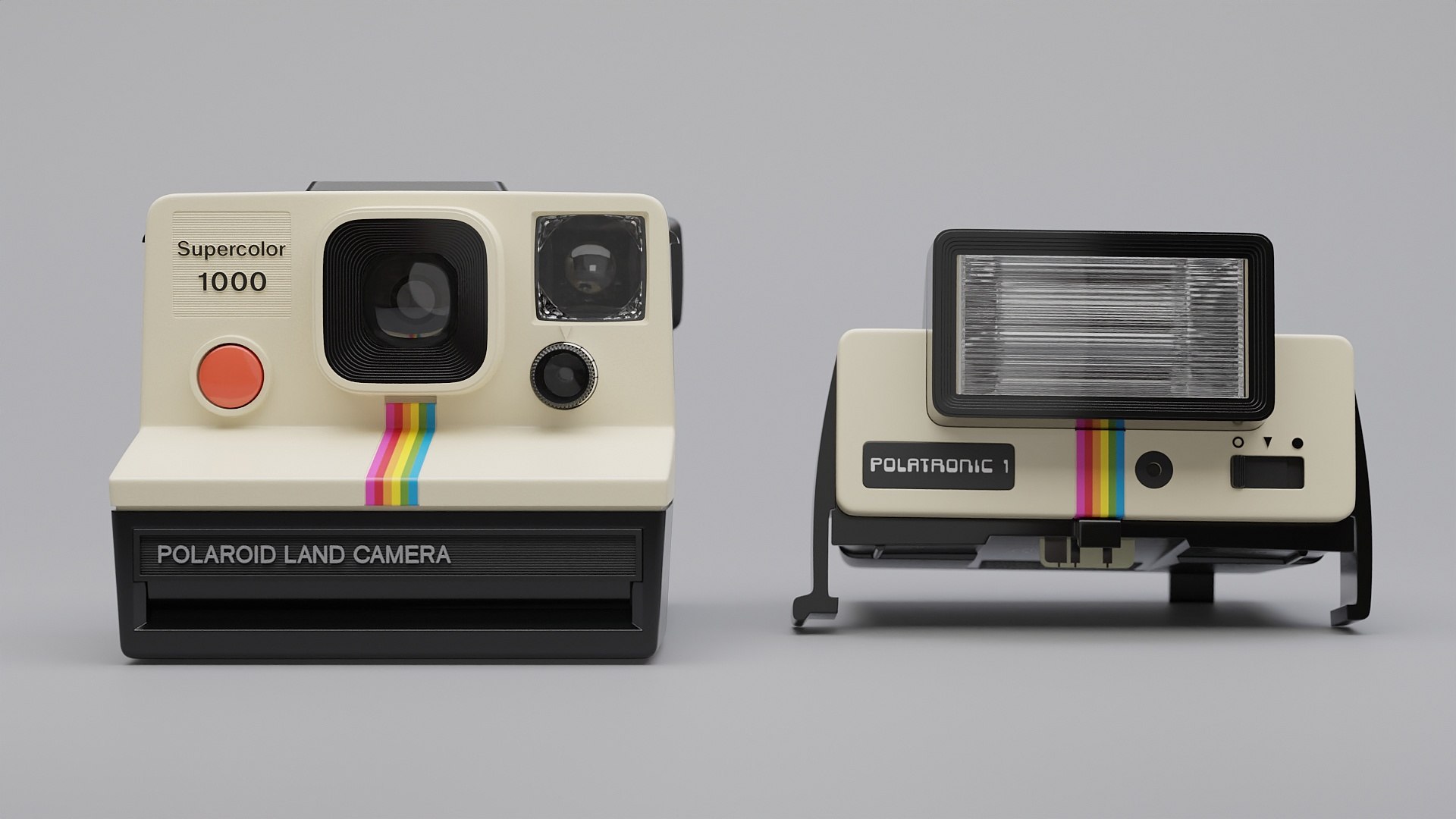 3D Polaroid Land Camera 1000 - TurboSquid 1981654