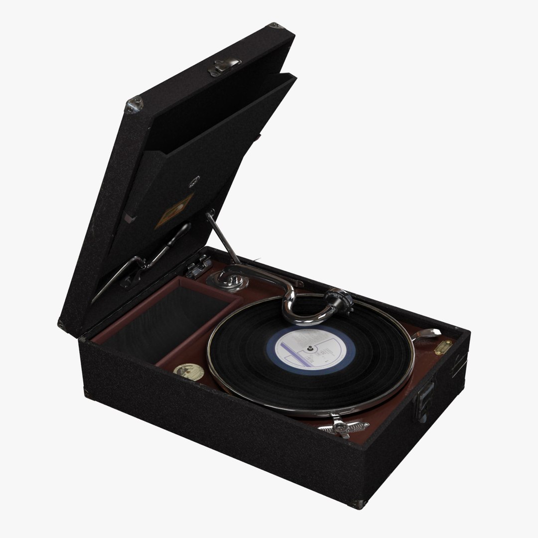 3d Portable Gramophone