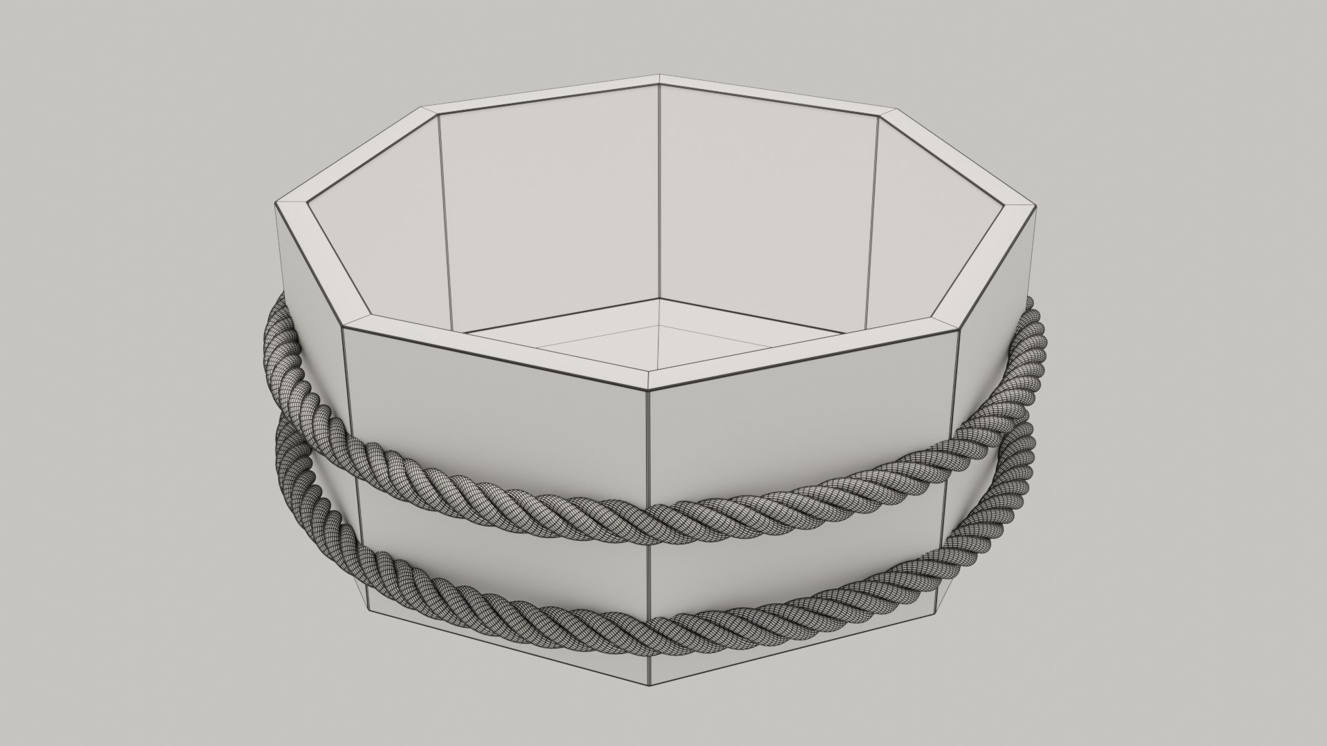 Round Wooden Crate 3D model - TurboSquid 1909068