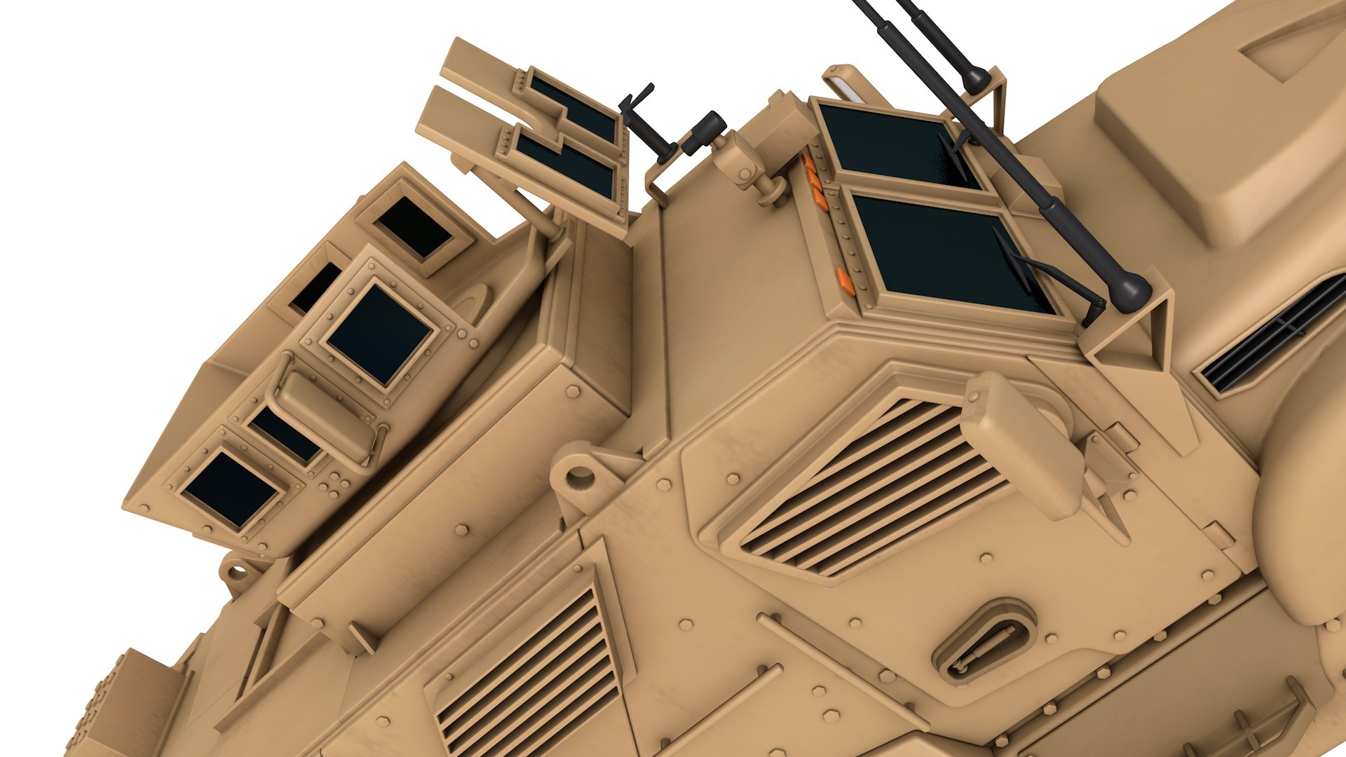3D Model MaxxPro MRAP Armoured Fighting Vehicle - TurboSquid 2150396
