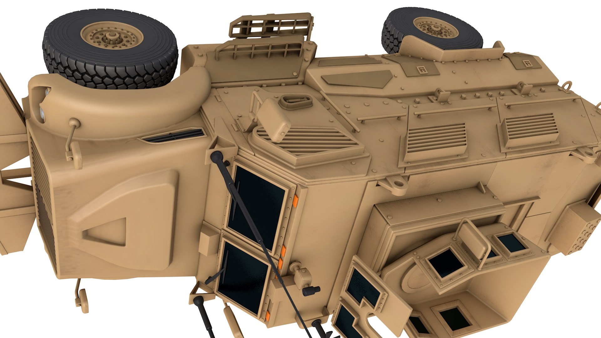 3D Model MaxxPro MRAP Armoured Fighting Vehicle - TurboSquid 2150396