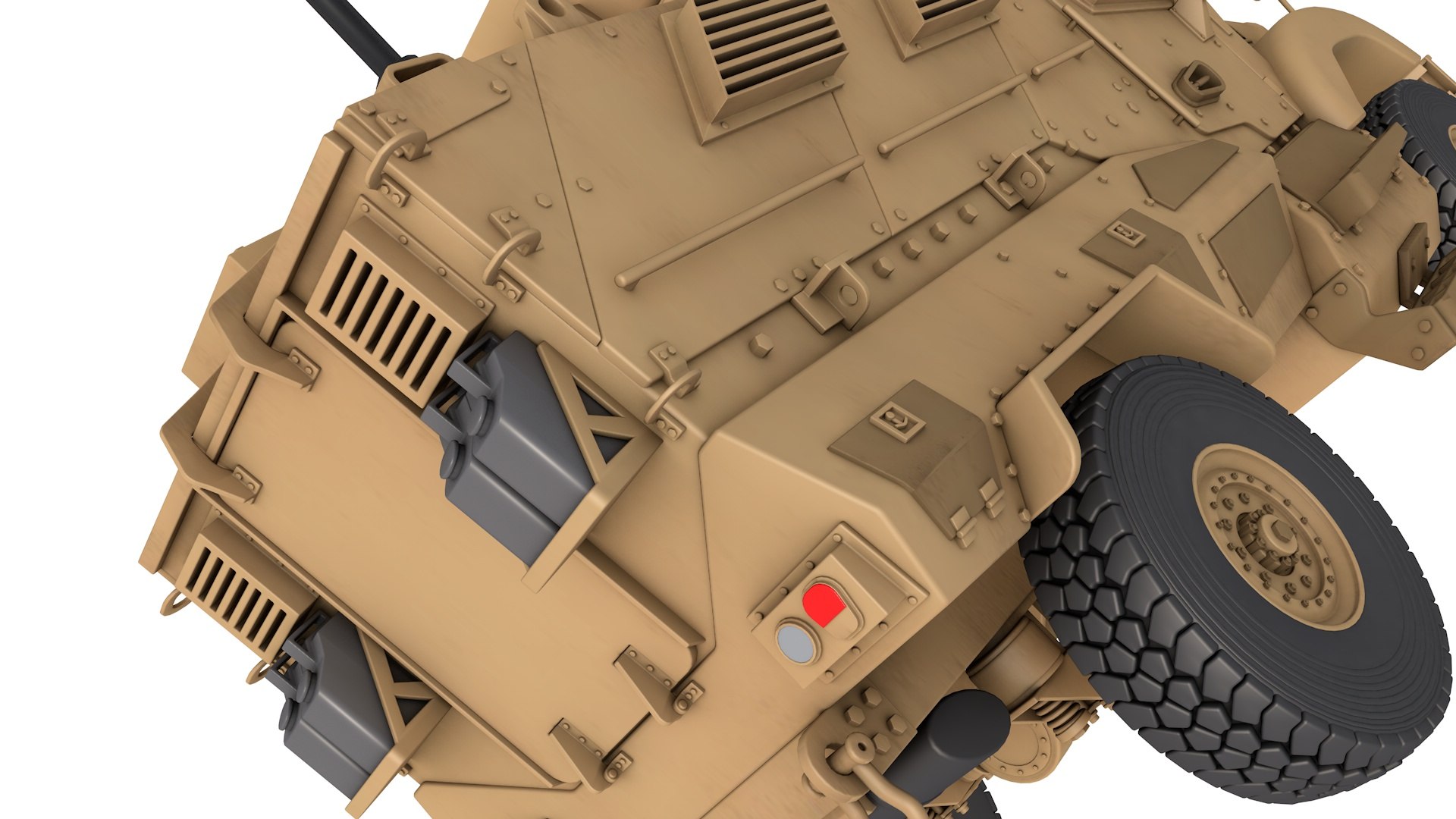 3D Model MaxxPro MRAP Armoured Fighting Vehicle - TurboSquid 2150396