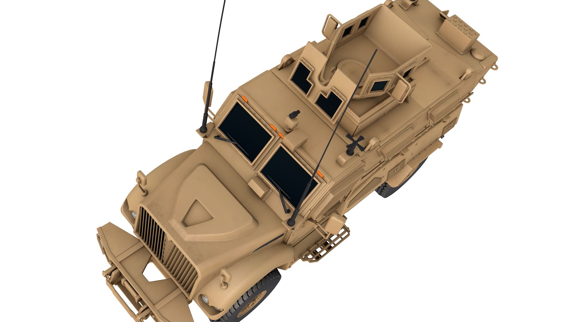 3D Model MaxxPro MRAP Armoured Fighting Vehicle - TurboSquid 2150396