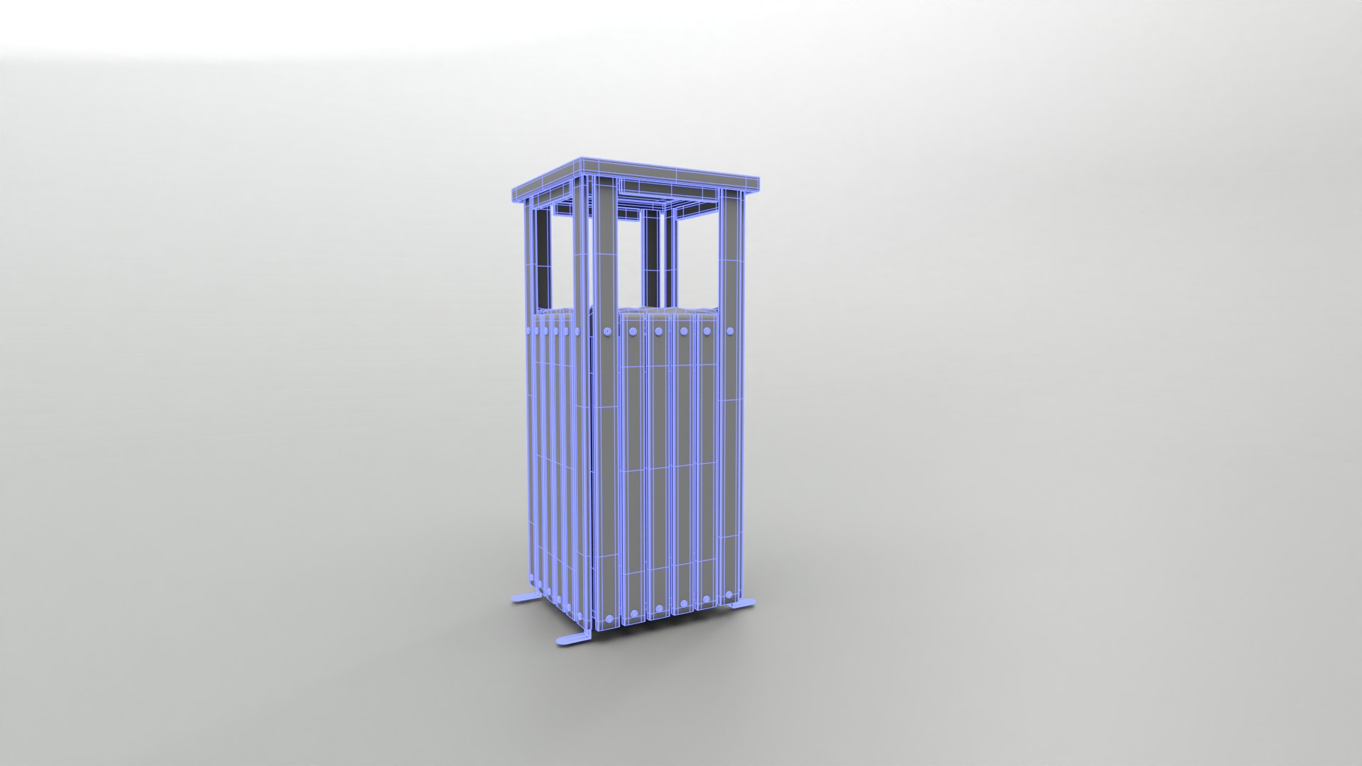 Modern Timber Pack Street Bin - 4K Textures Game-Ready PBR Model ...