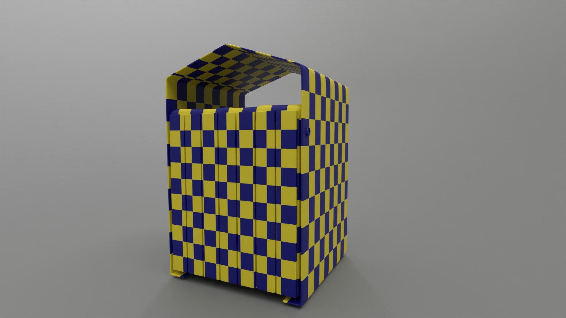 Modern Timber Pack Street Bin - 4K Textures Game-Ready PBR Model ...