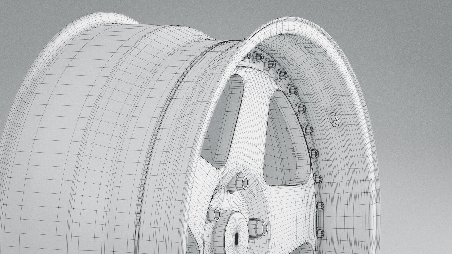 3D Three Piece Wheel - Rotation ROC Model - TurboSquid 1763033