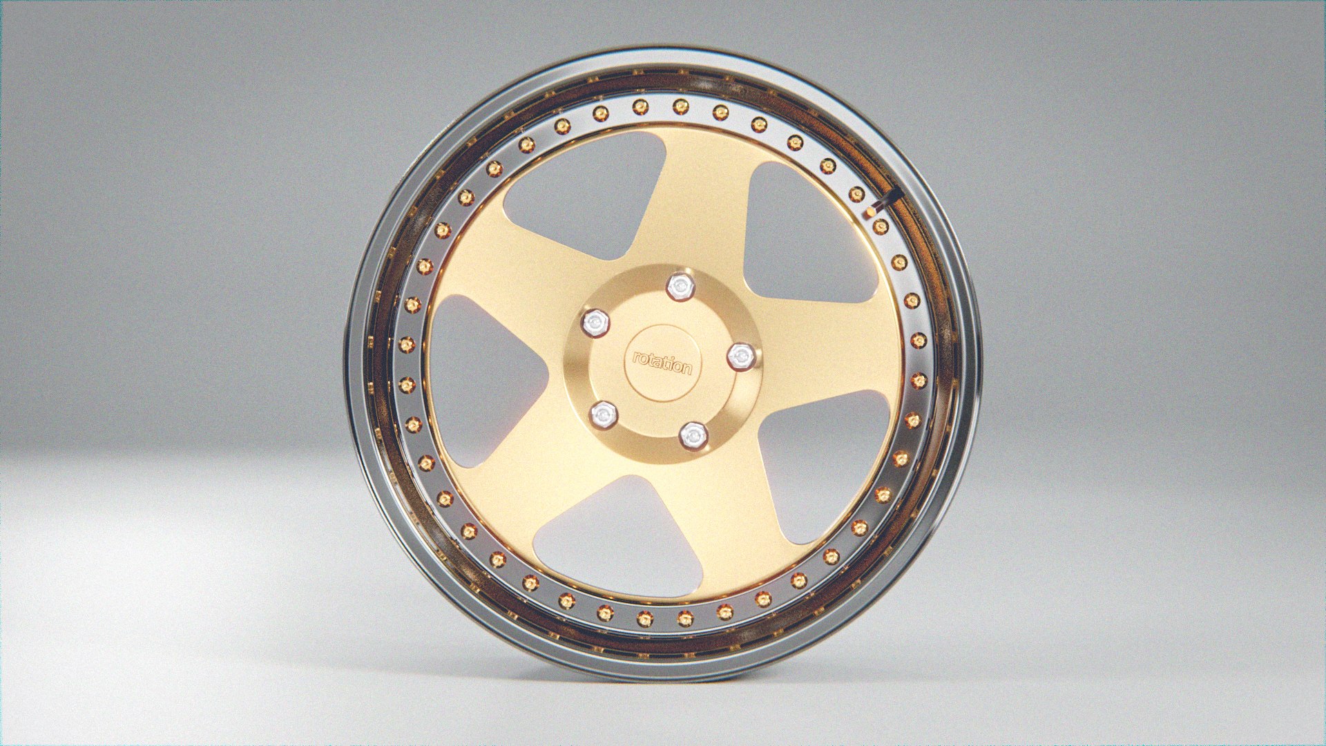 3D Three Piece Wheel - Rotation ROC Model - TurboSquid 1763033