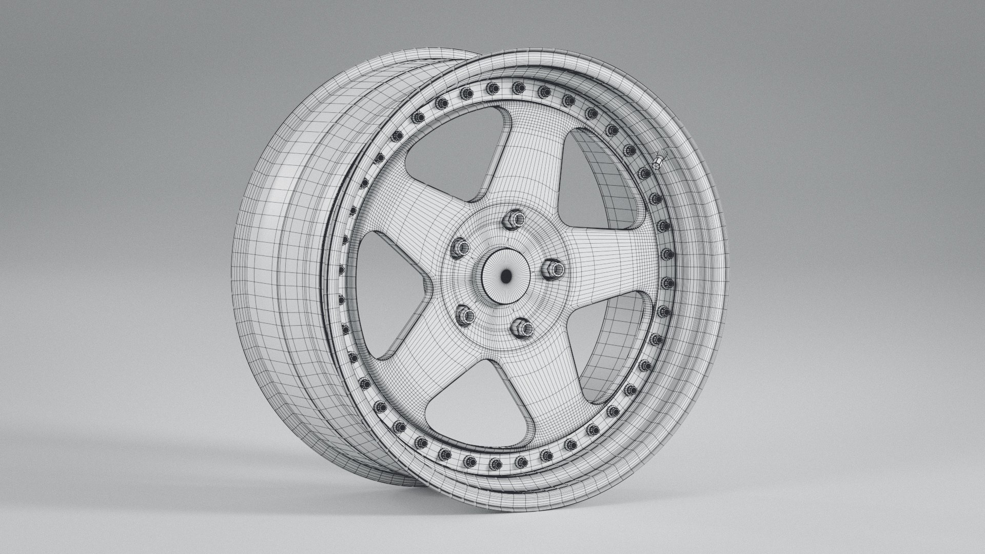 3D Three Piece Wheel - Rotation ROC Model - TurboSquid 1763033