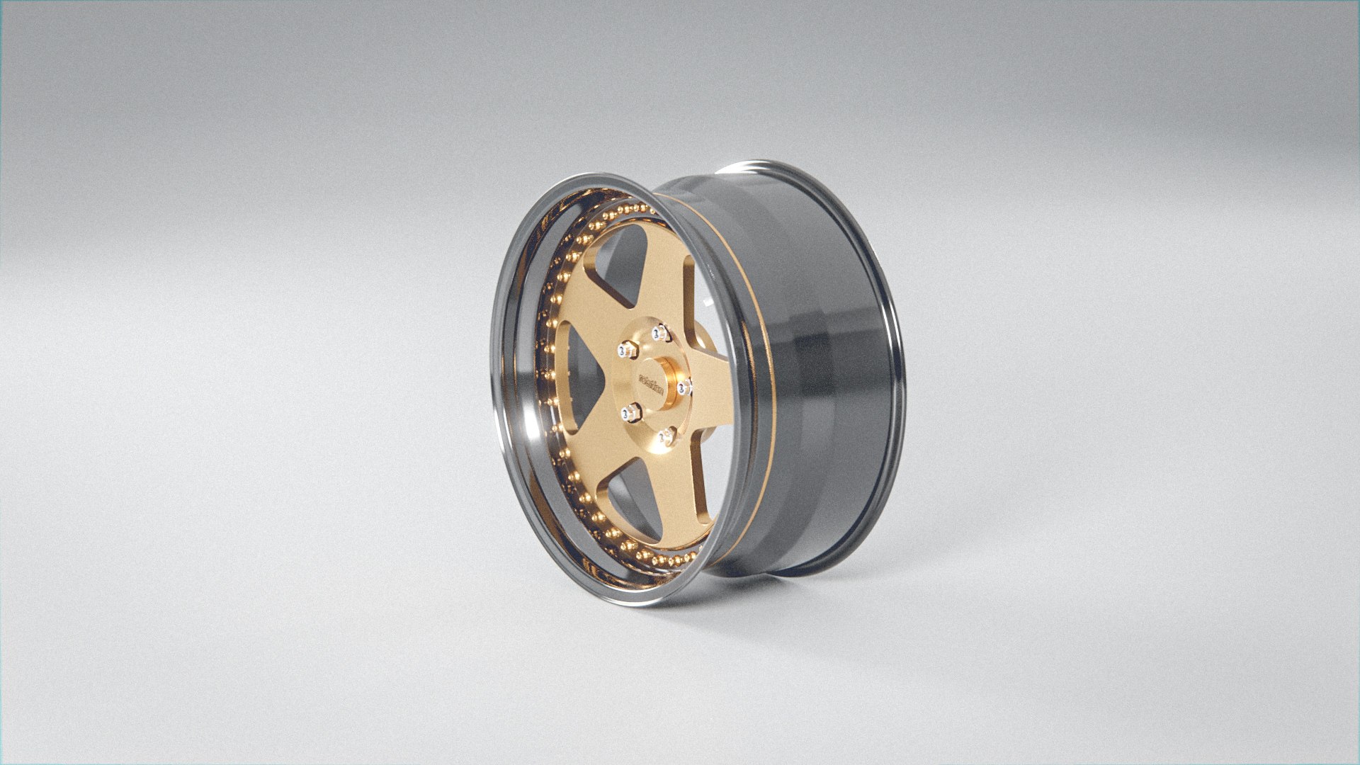 3D Three Piece Wheel - Rotation ROC Model - TurboSquid 1763033