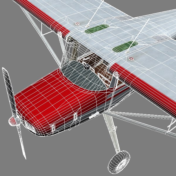 aircraft airplane 3d model
