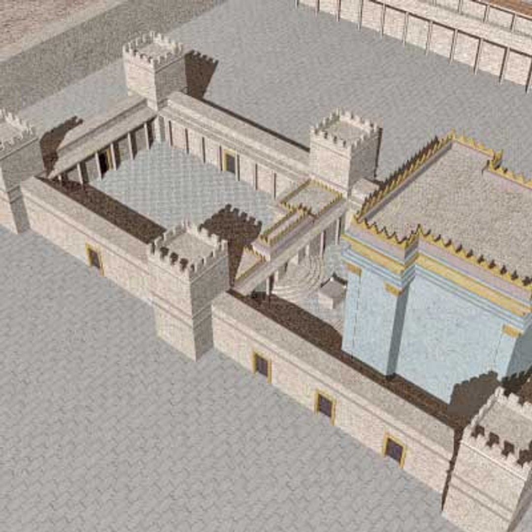 Herod Temple 3d Model