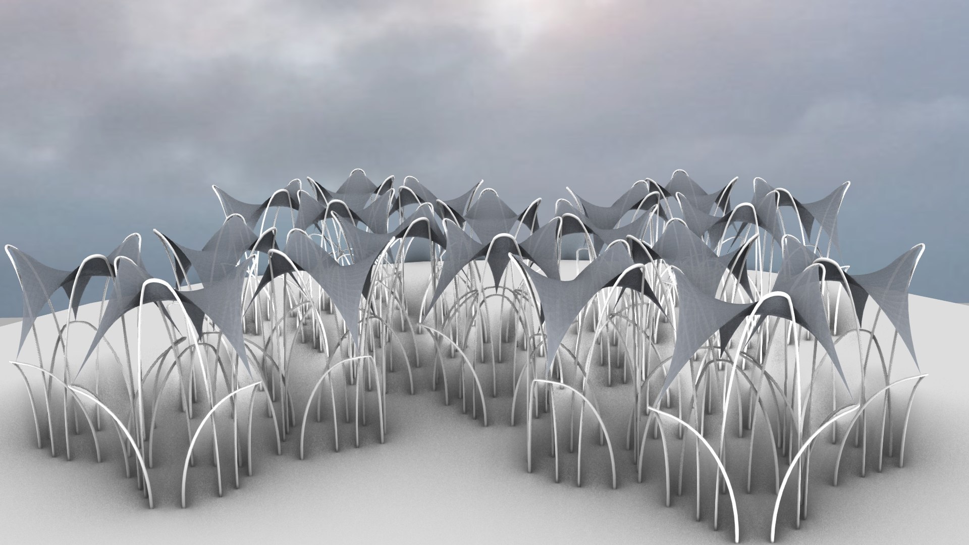 Canopy Structure 3D - TurboSquid 2045237