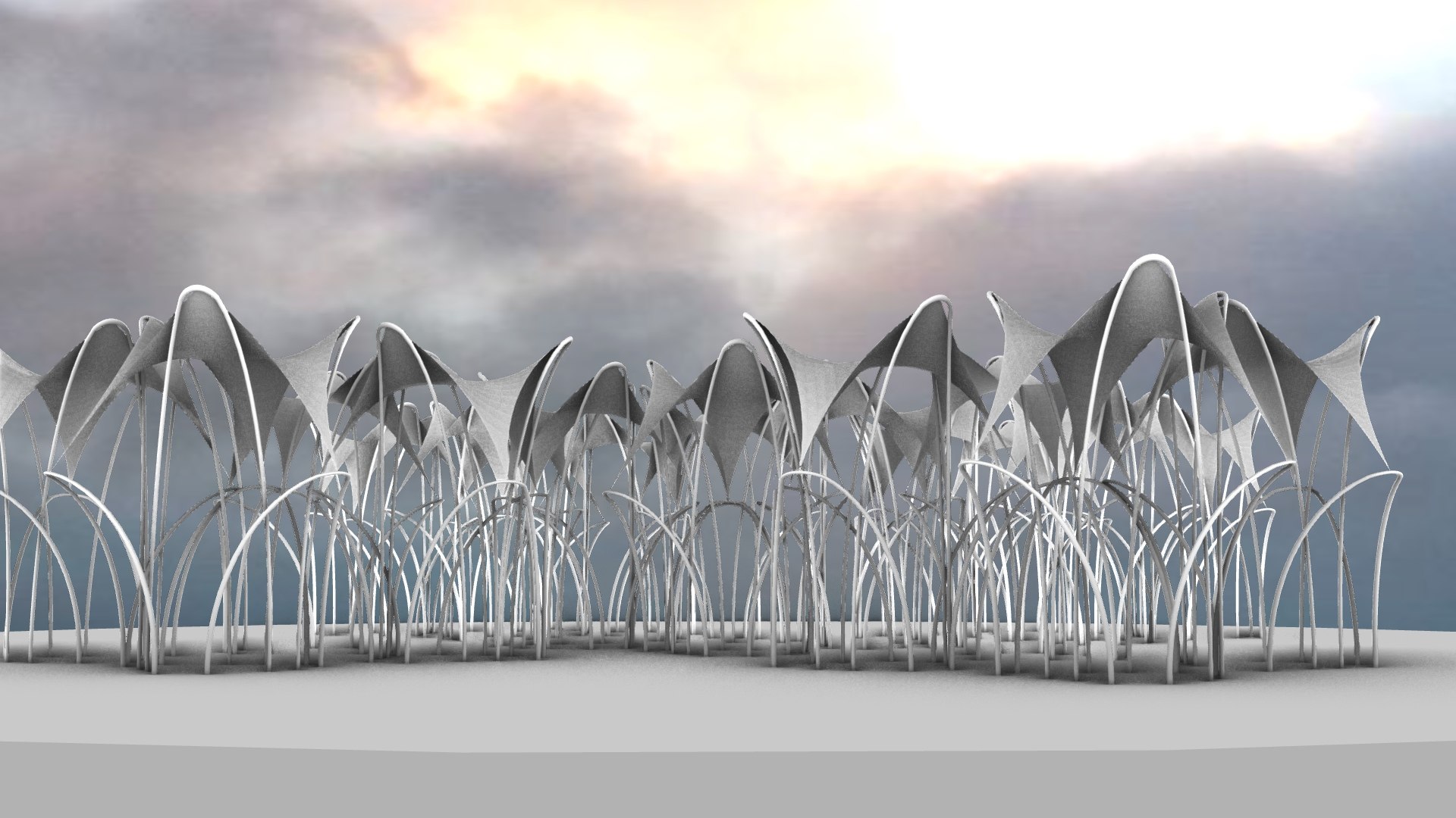 Canopy Structure 3D - TurboSquid 2045237