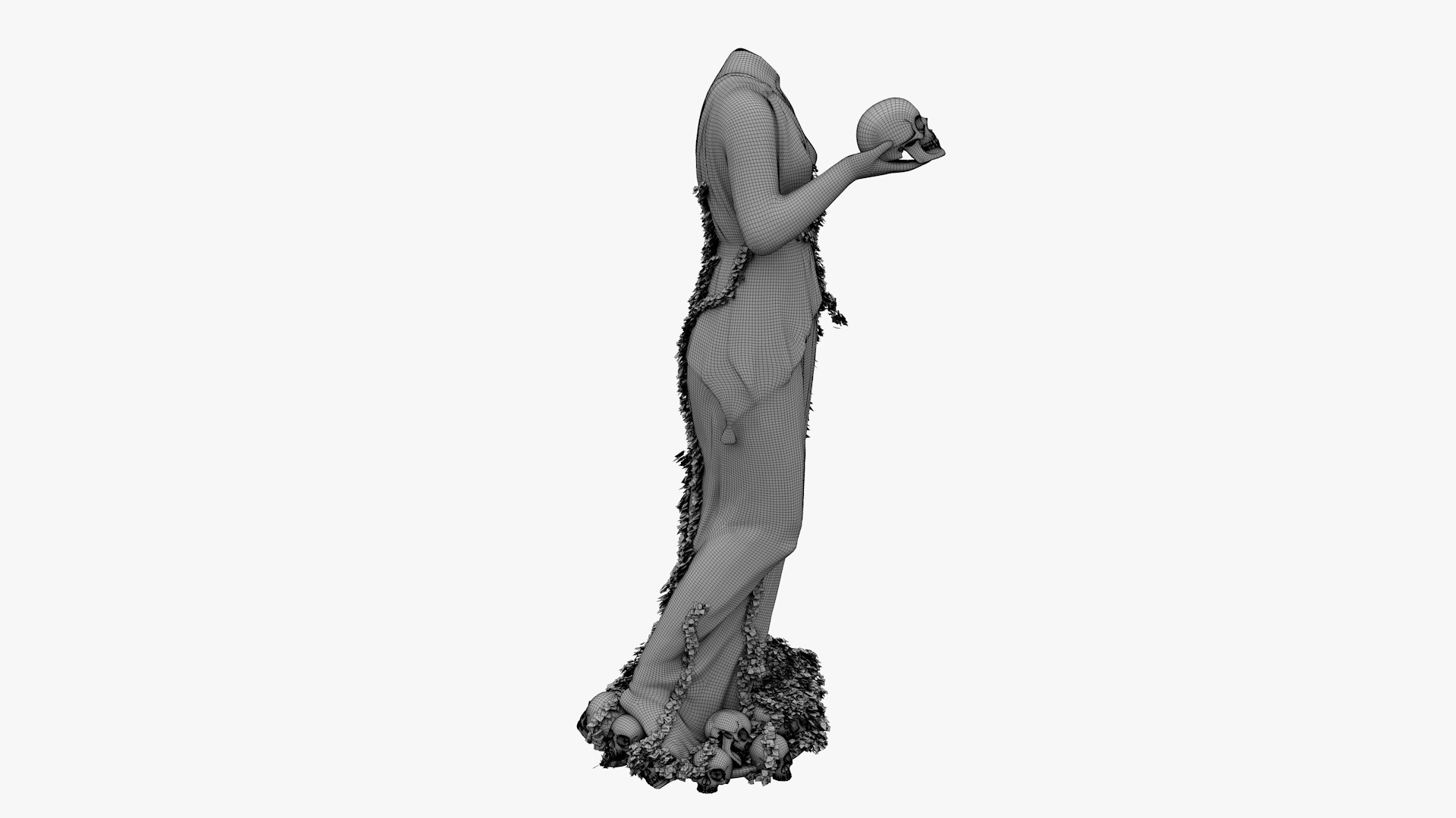 3D Mortuary Statue - TurboSquid 1920266