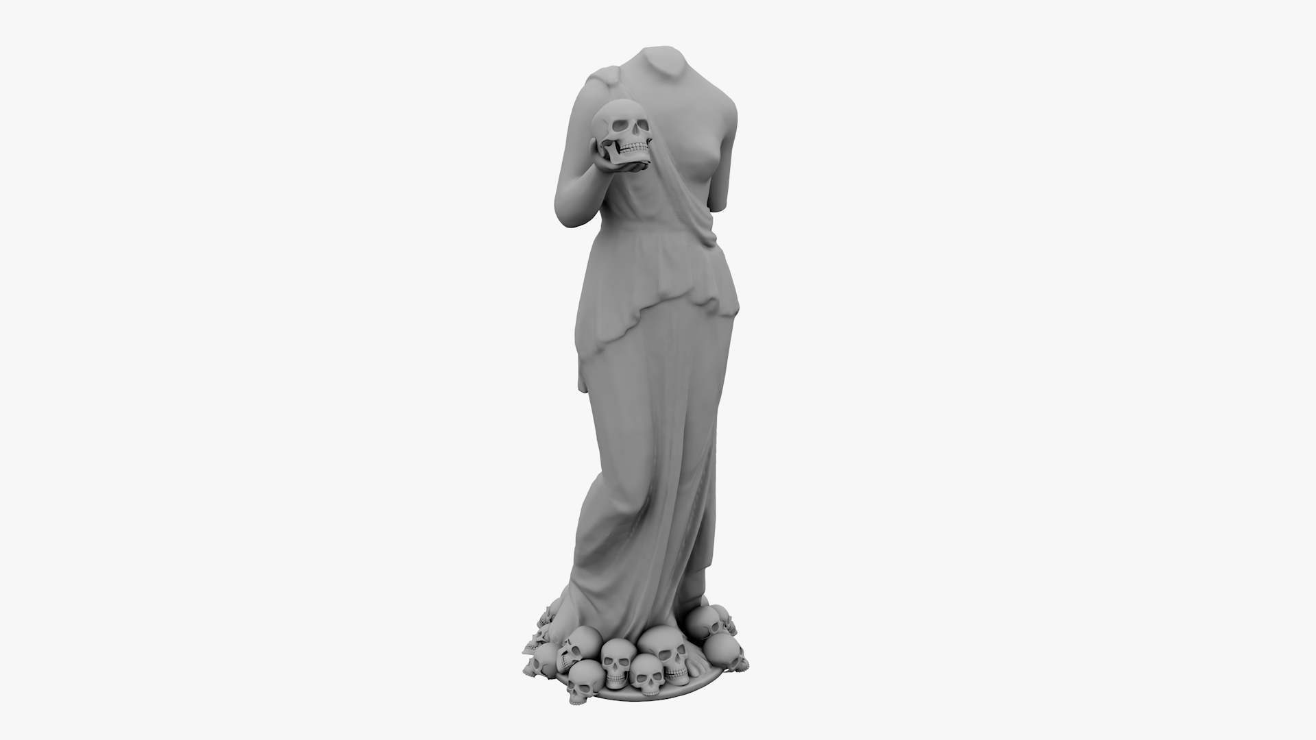 3D Mortuary Statue - TurboSquid 1920266