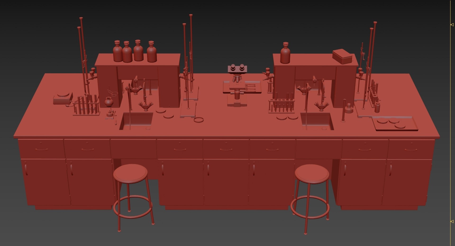 Realistic Laboratory Table 3D - TurboSquid 1237244