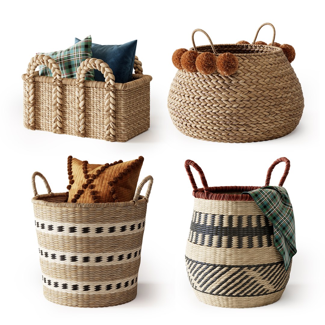 3D Baskets Set 21 - TurboSquid 2068369