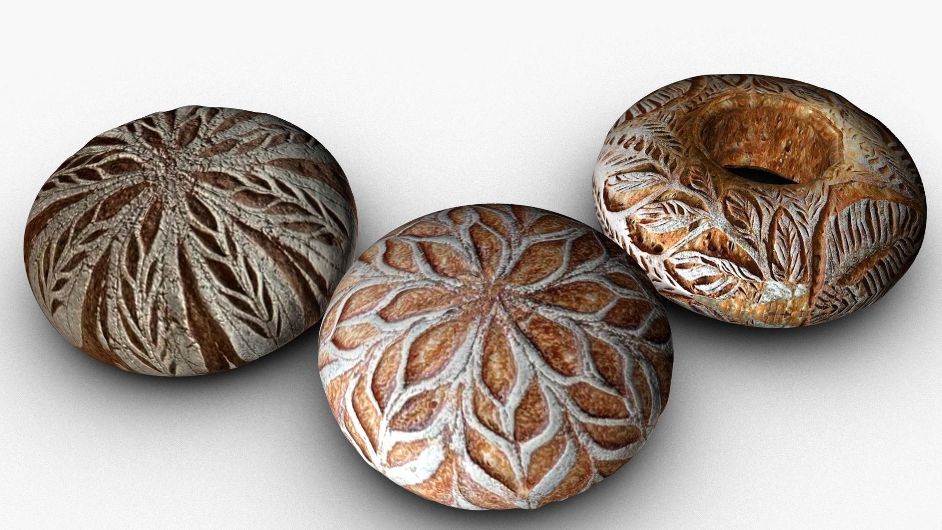 Fancy Bread 3D Model - TurboSquid 1950545