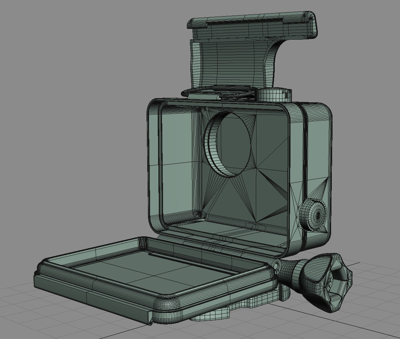 Case Gopro Hero4 Hero3 3d Model