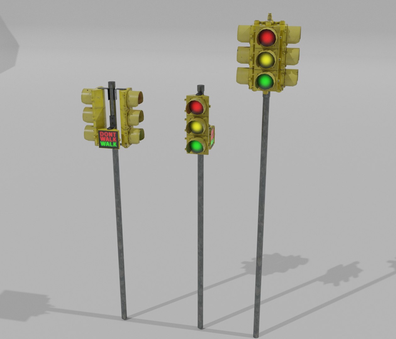 3D Traffic Lights - TurboSquid 1691546