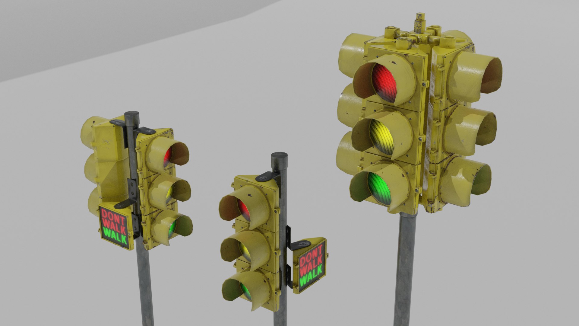 3D Traffic Lights - TurboSquid 1691546