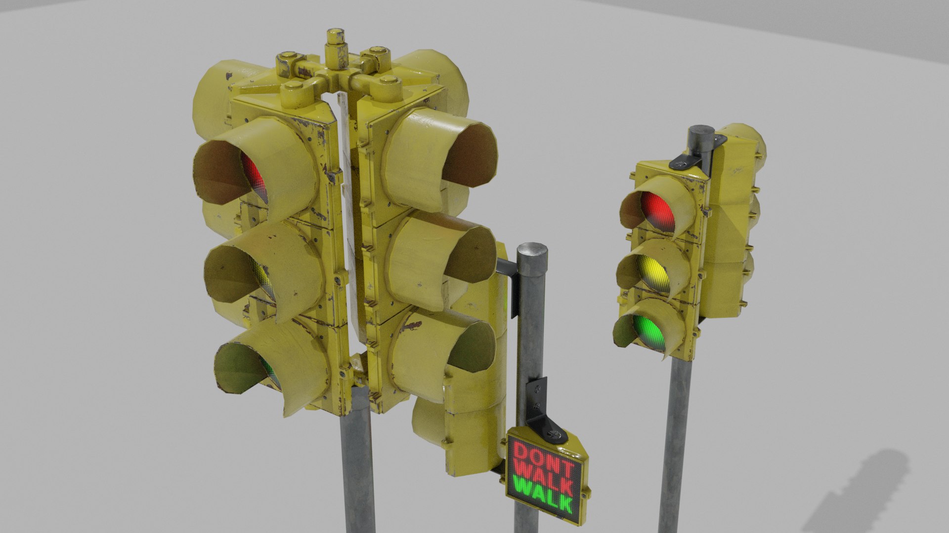 3D Traffic Lights - TurboSquid 1691546