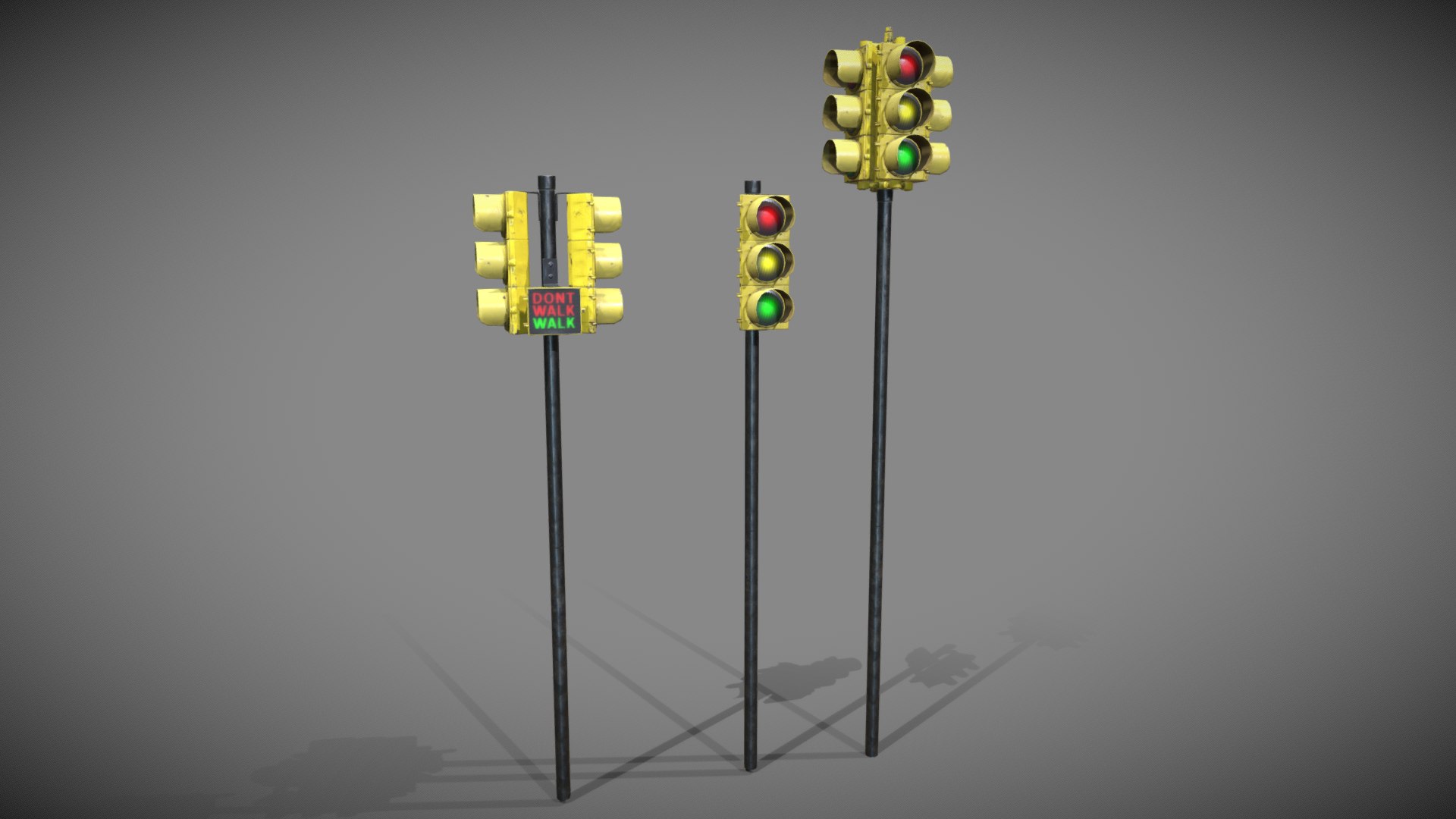 3D Traffic Lights - TurboSquid 1691546