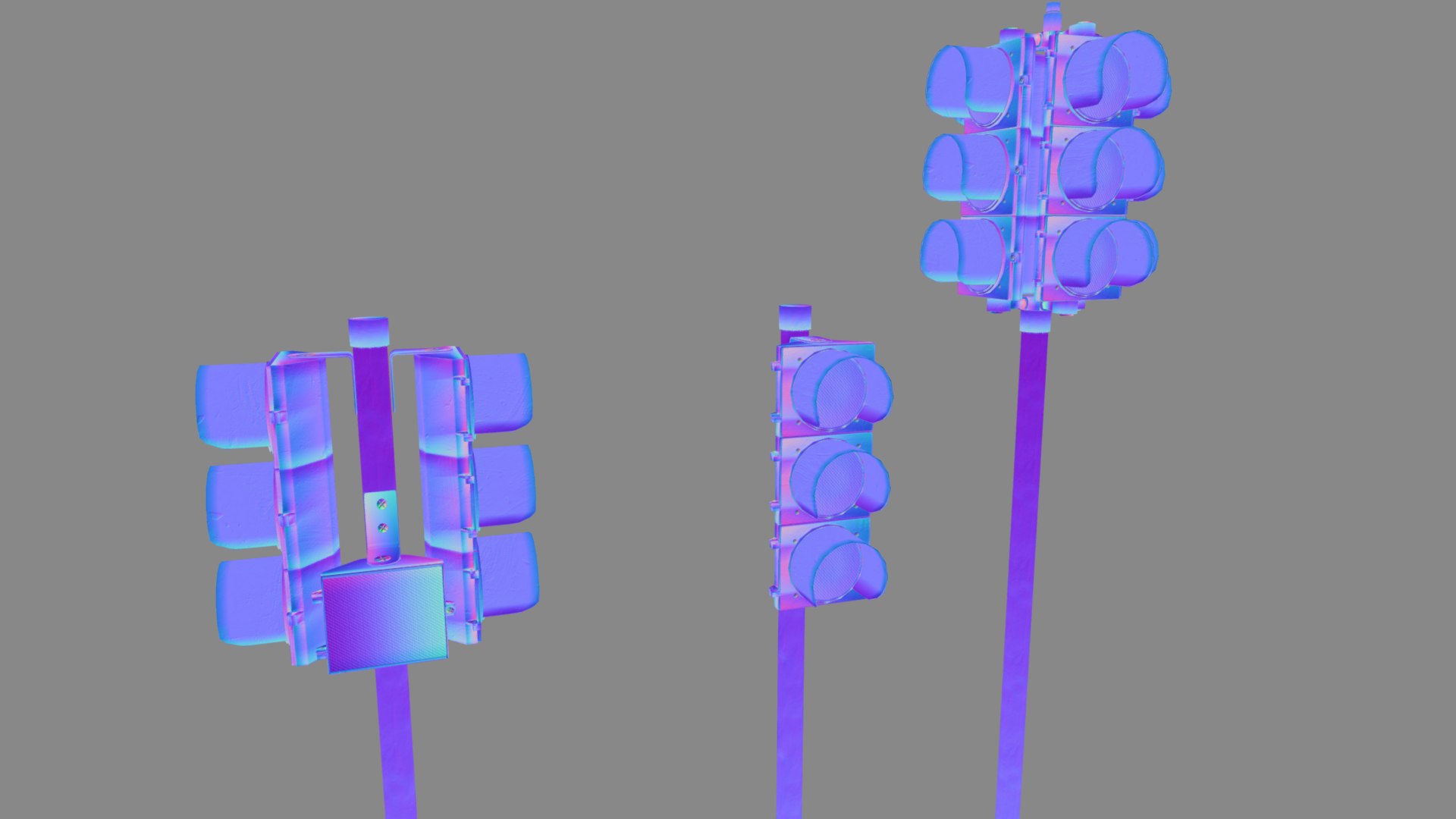 3D Traffic Lights - TurboSquid 1691546