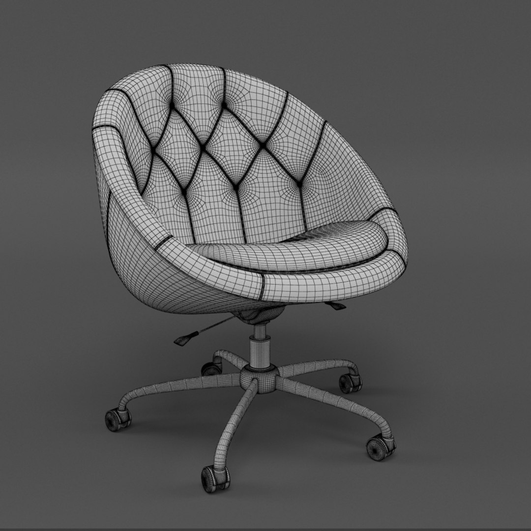3d swiver office chair model