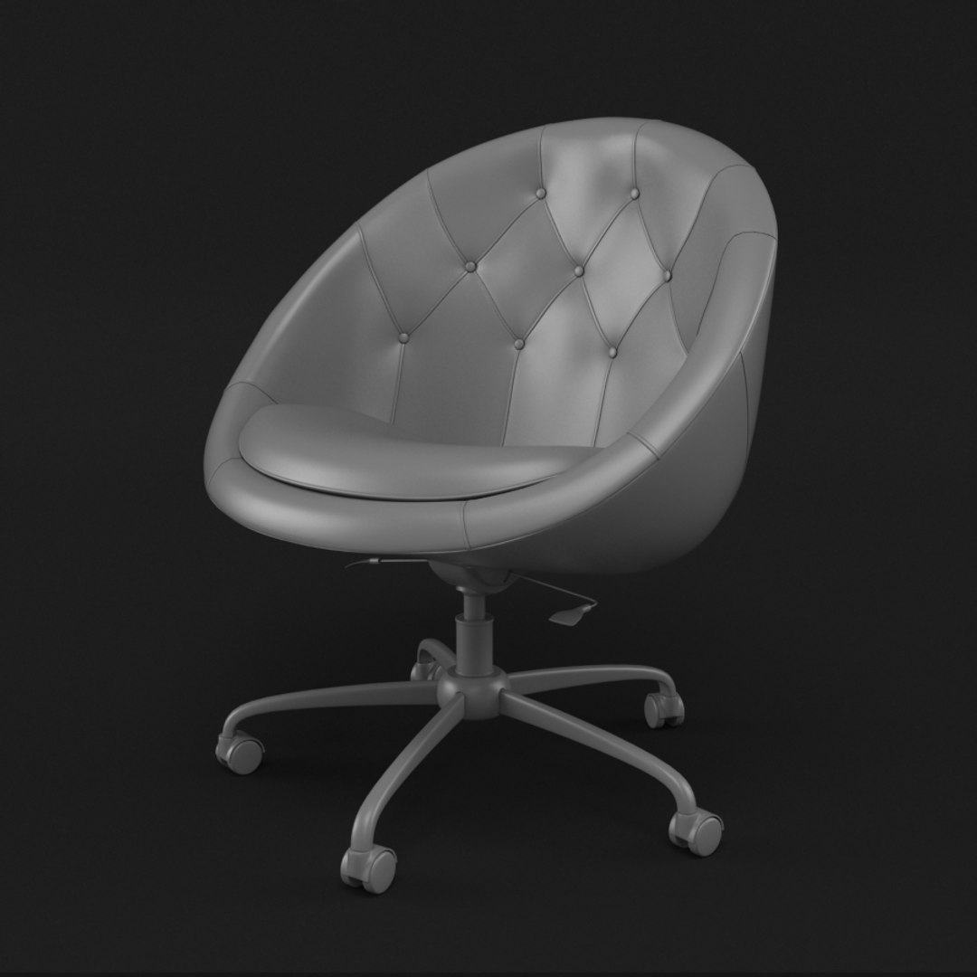 3d swiver office chair model