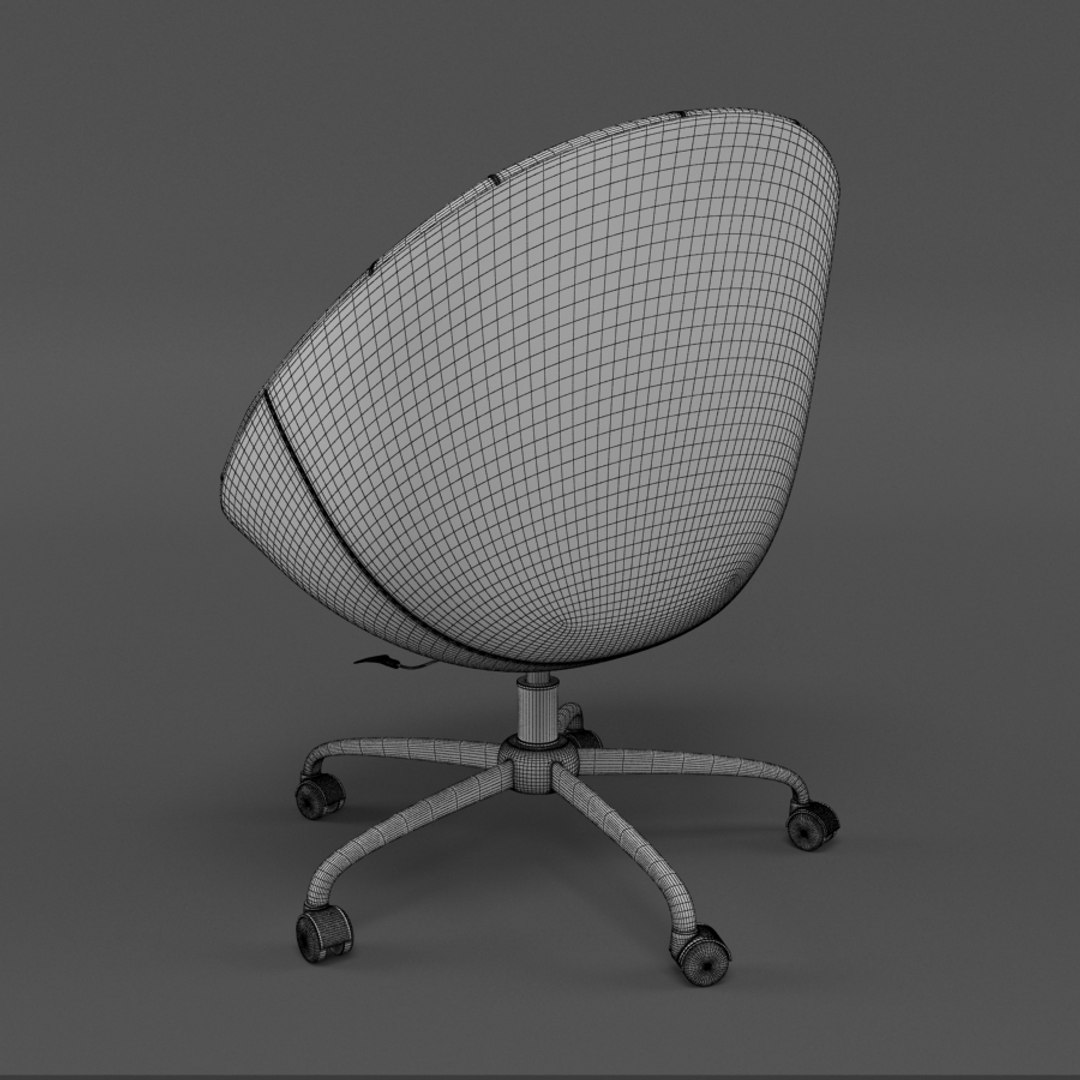 3d swiver office chair model