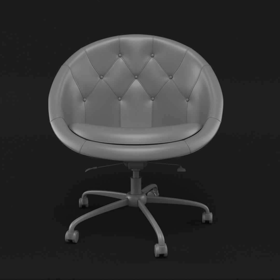 3d swiver office chair model