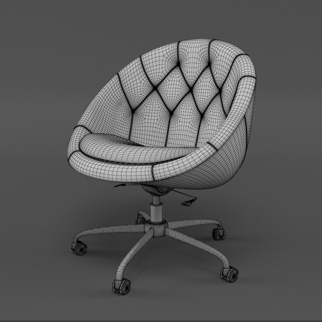 3d swiver office chair model