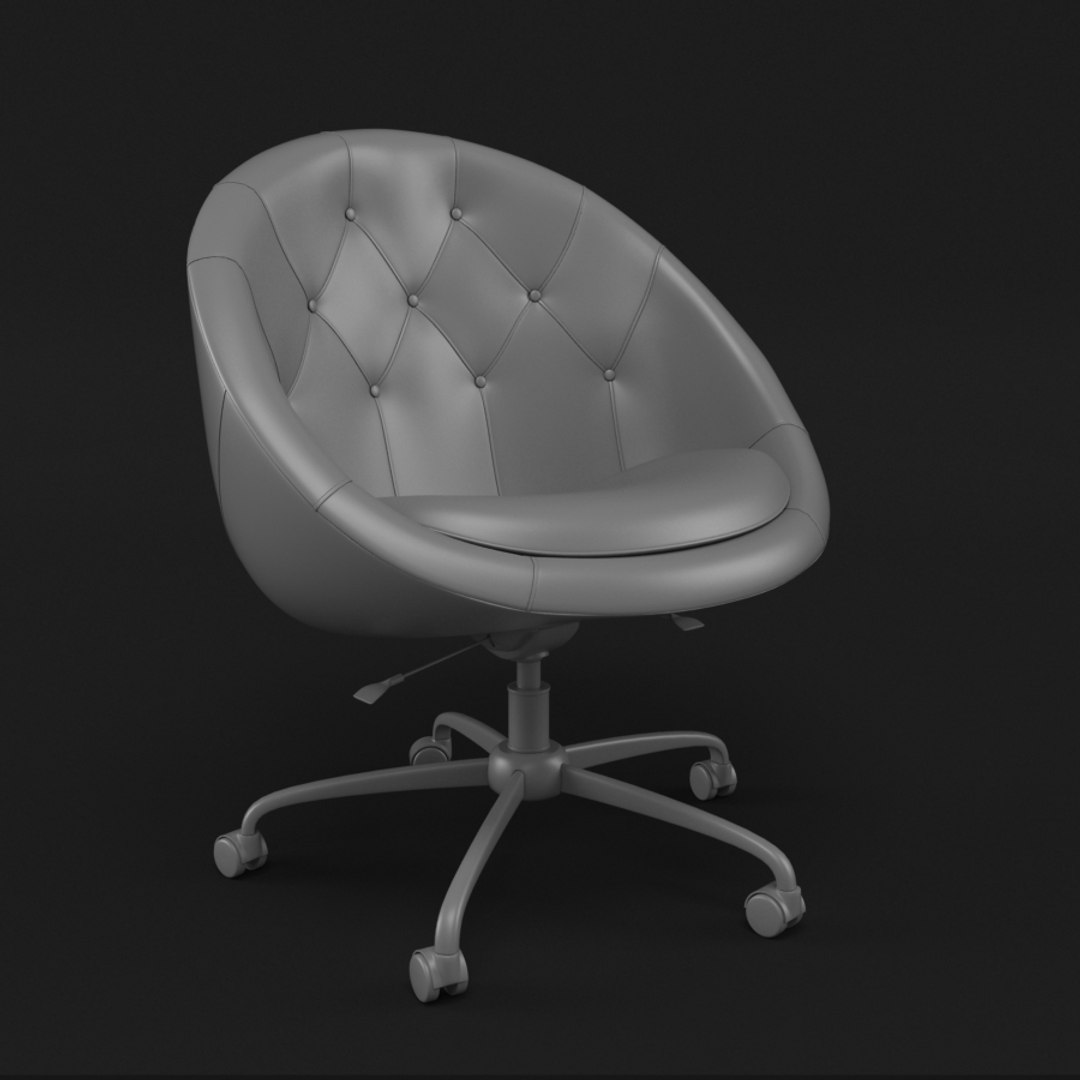 3d swiver office chair model
